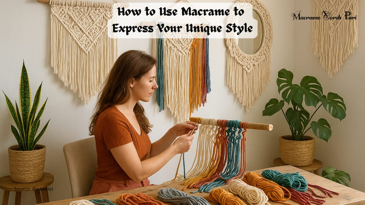 How to Use Macrame to Express Your Unique Style – Macrame Cords Pari